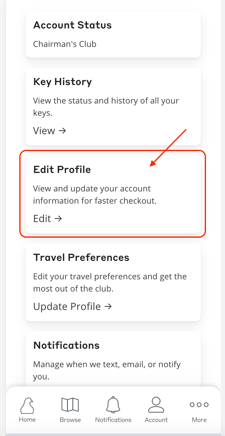Keeping Your Profile Up-to-Date